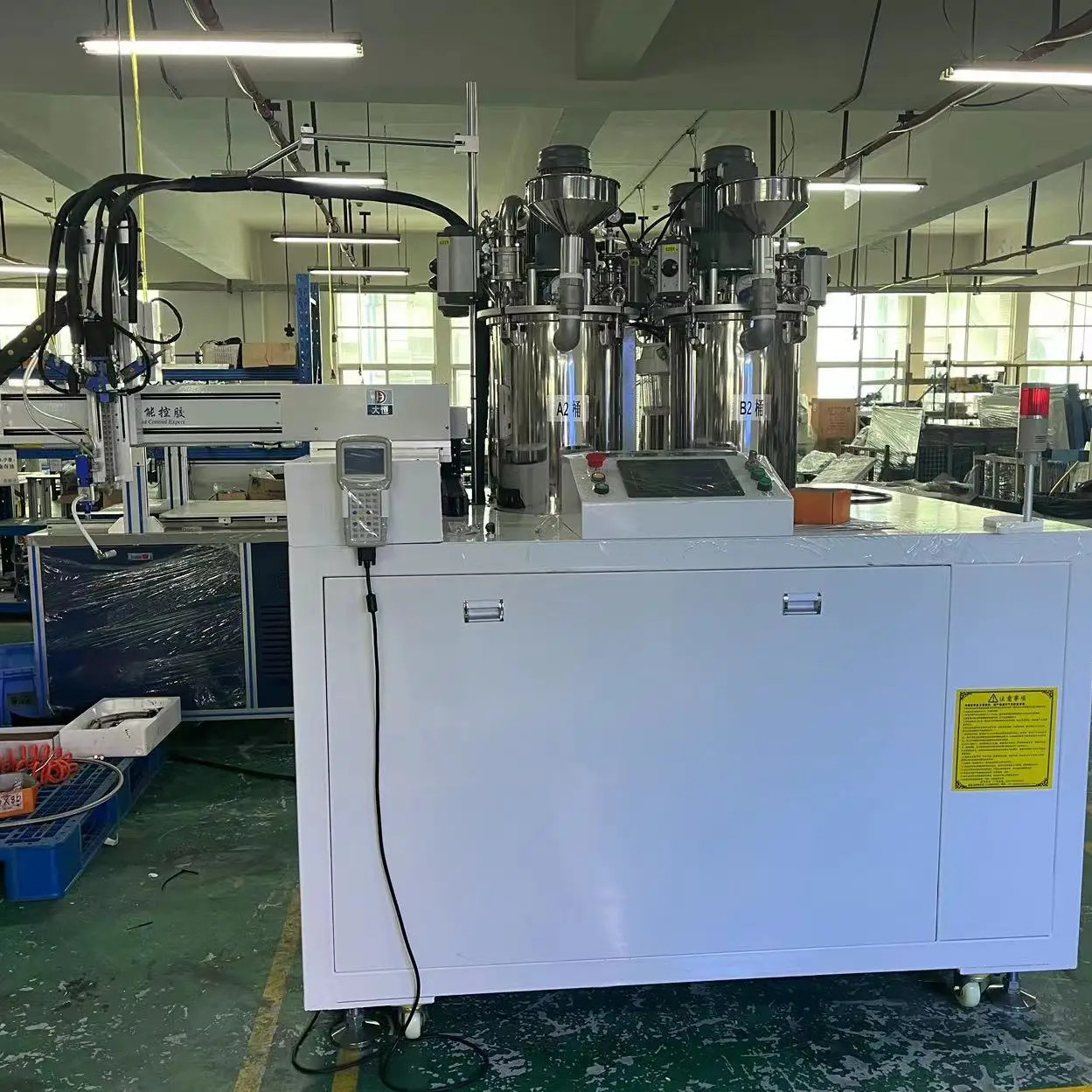 Advanced Electric Driven AB Resin Dispensing Machine with ±2% Metering ...