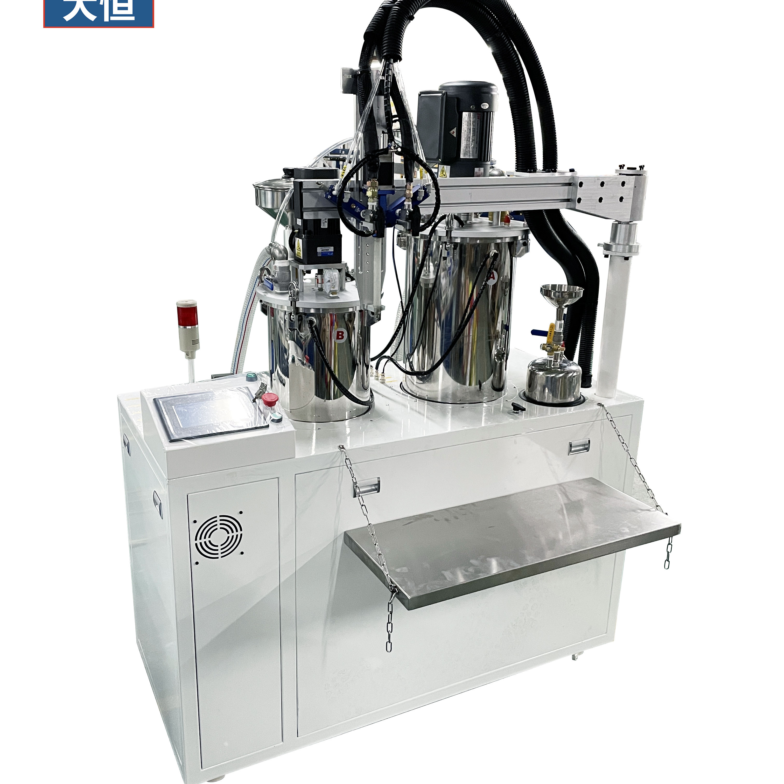 230V/380V Semi Automatic Vacuum Degas Potting Machine for Power Supply ...