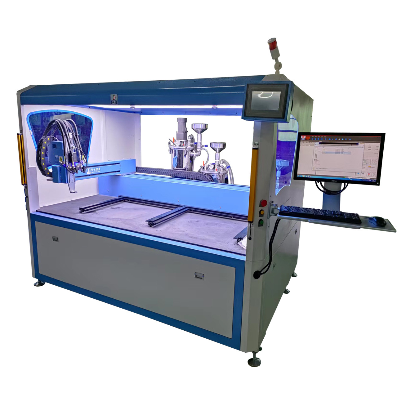 Automatic Feeding Epoxy Resin Dispenser with 0.2g/s Pump Precision and ...
