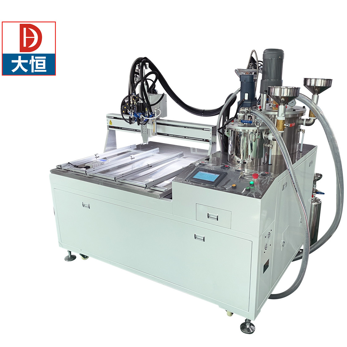 AB Part Glue Dosing Machine for Silicone Epoxy Resin and Urethane Resin ...