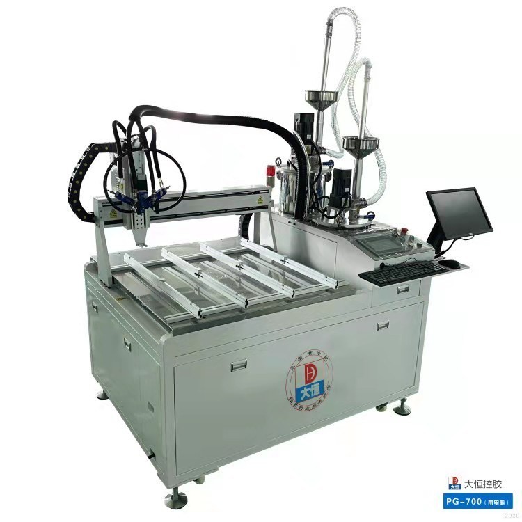 Two Parts Potting Machine with Dynamic / Static Mixing Method and ...