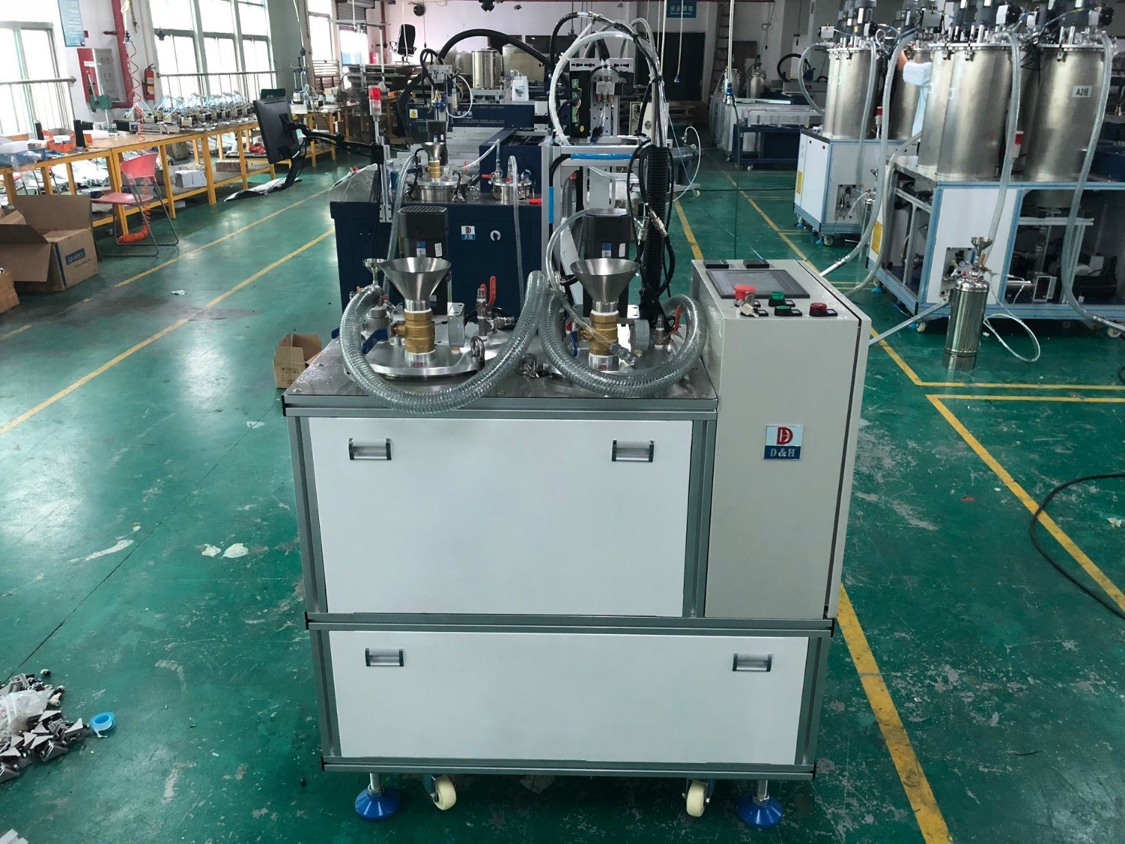 Gluing Process Line Touch Screen Yes Fluid Mixing Dispenser 2-Component ...