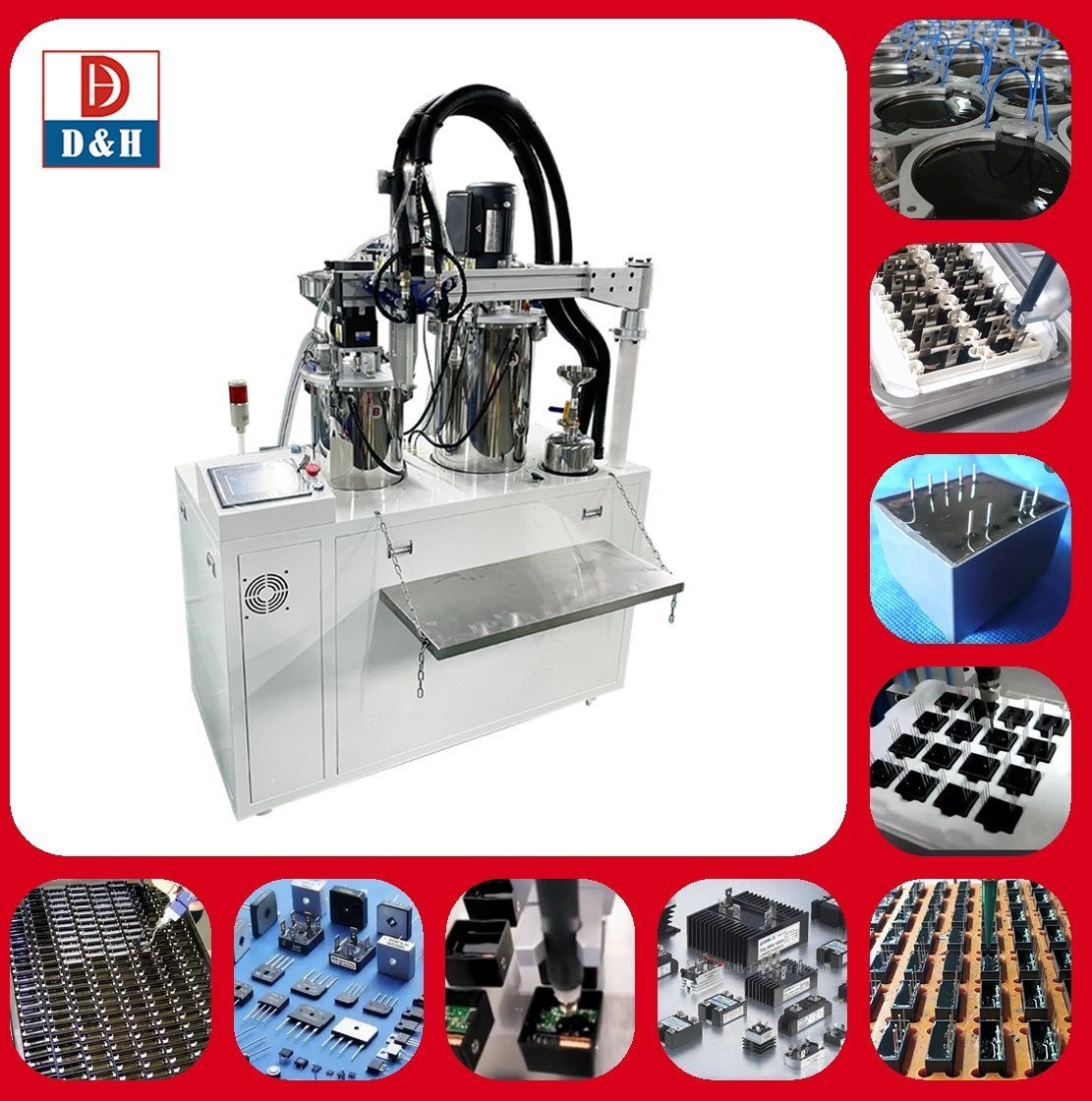 ISO Certified Polyurethane Sealant Mixing Dispenser for Epoxy Resin ...