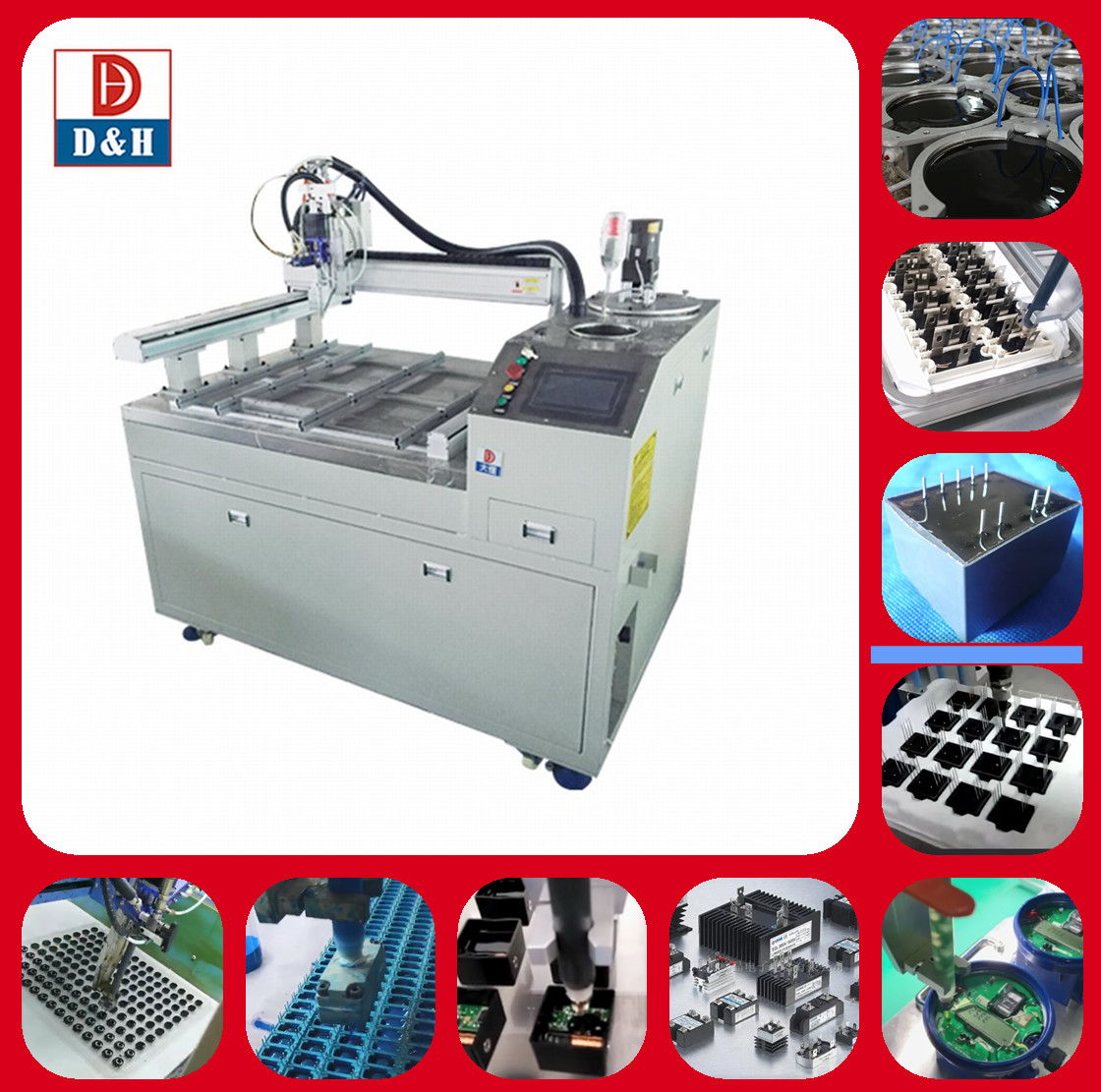 2 Component AB Part 2K Resin Automatic Glue Dispenser Epoxy Resin ...