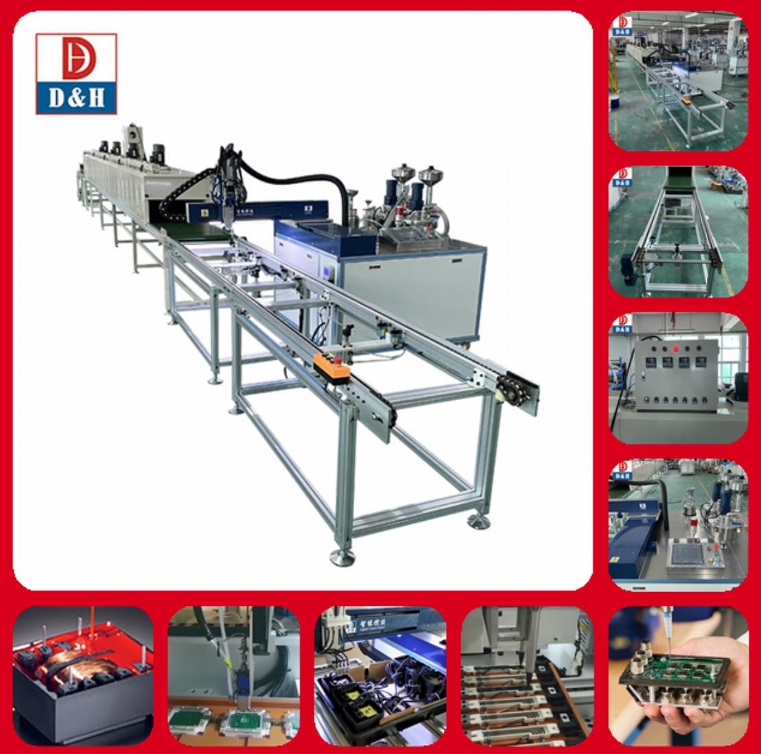 High-Performance AB Glue Potting Machine With Conveyor Systems ...