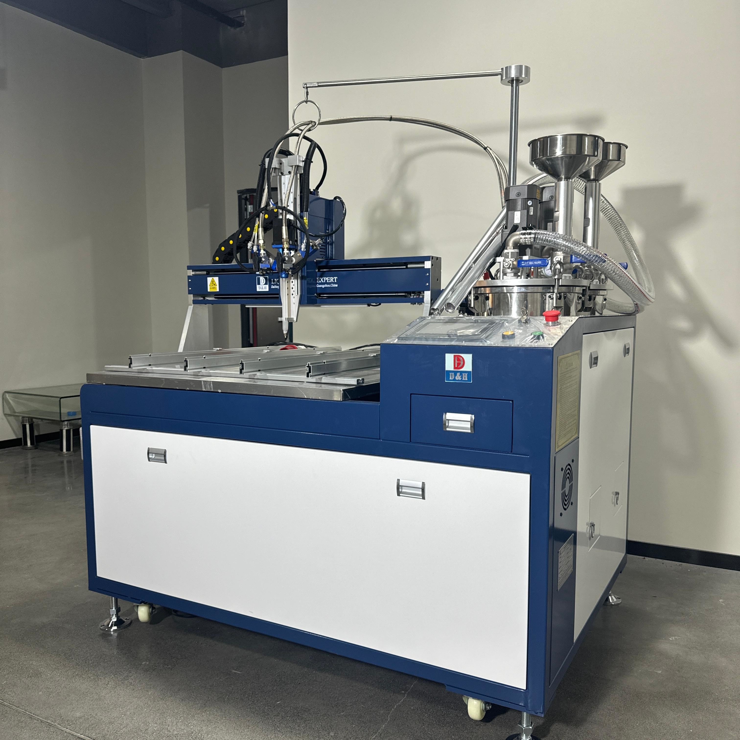 Underfilling Vacuum Chamber AB Glue Potting Casting Machine with Epoxy ...