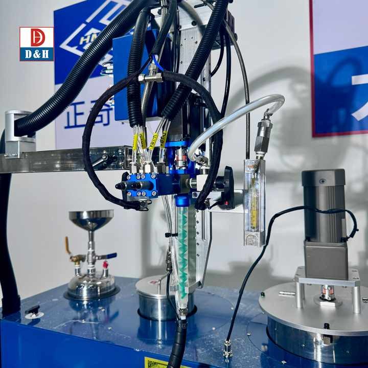 Automatic PU Adhesive Epoxy Resin Potting Machine AB Glue Dispenser Two ...