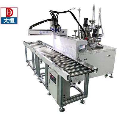 Conveyor Production Line Automatic Glue Dispensing Machinery for 2 Part ...